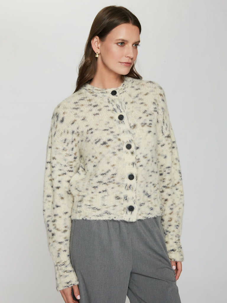 Lofty Cardigan in Domino | Autumn Cashmere